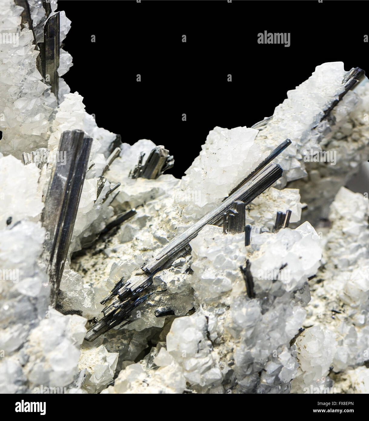 crystals in quartz Stock Photo - Alamy