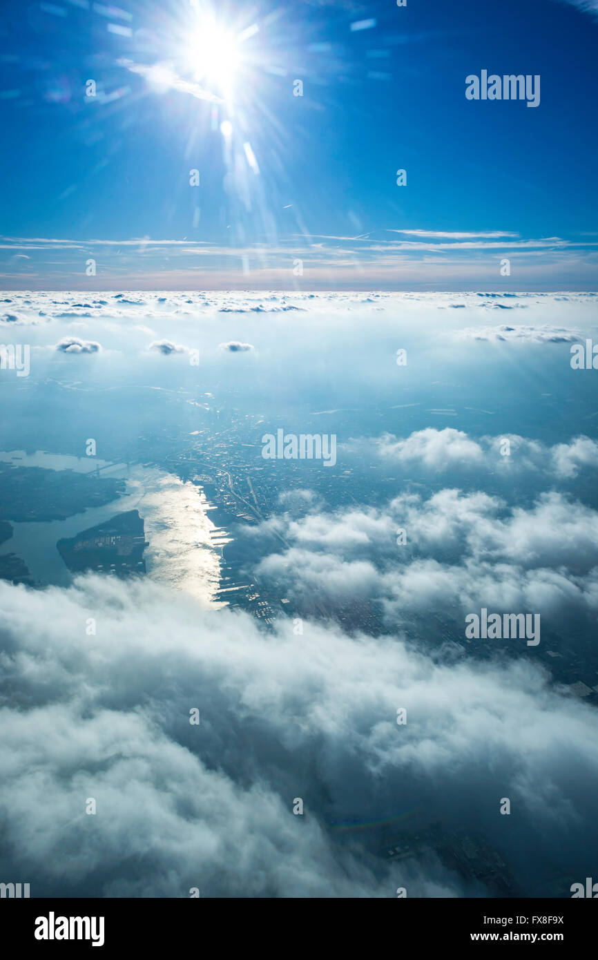 Philadelphia at 8000 ft Stock Photo - Alamy