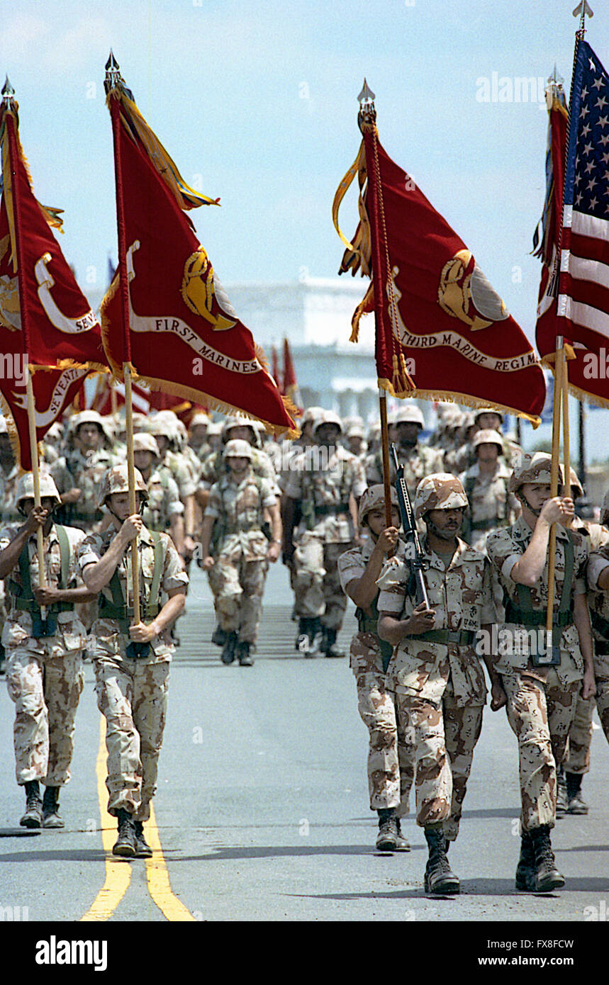 Washington, DC., USA, 8th June, 1991 A flag-waving crowd of 200,000 ...
