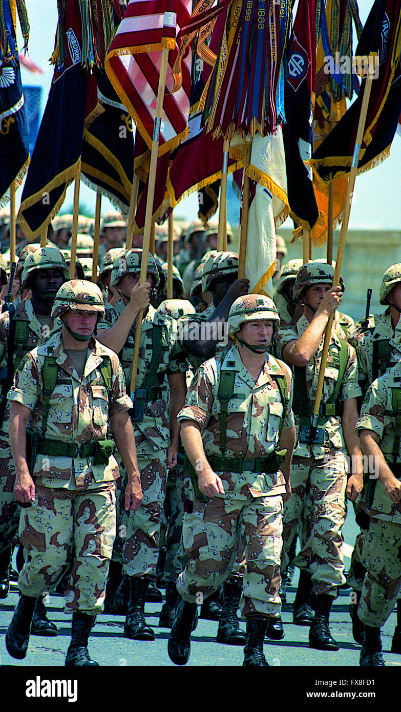 Washington, DC., USA, 8th June, 1991 Desert Storm victory parade ...