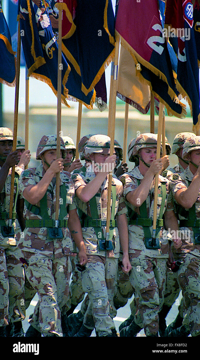 Washington, DC., USA, 8th June, 1991 Desert Storm victory parade ...