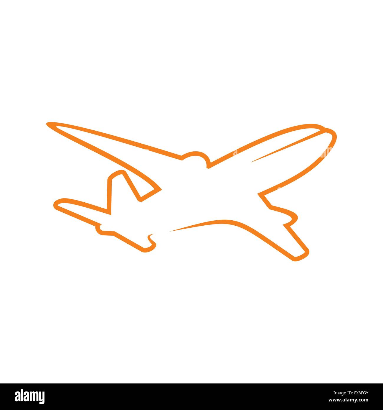 Airplane icon simple element hi-res stock photography and images - Alamy