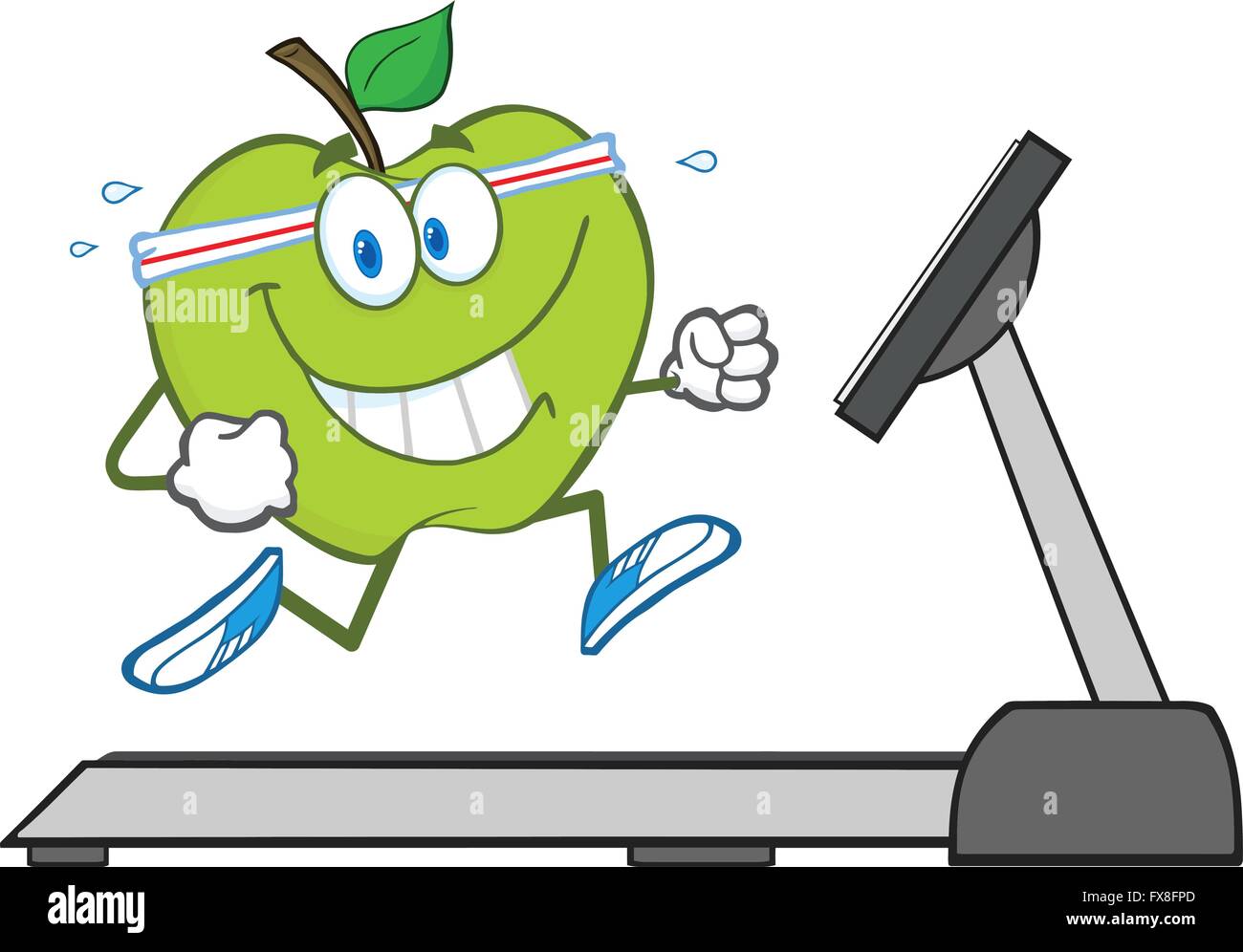 Running on a path Stock Vector Images - Alamy