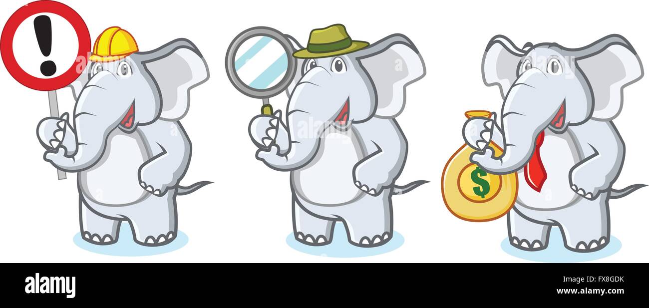 Elephant with money hi-res stock photography and images - Alamy