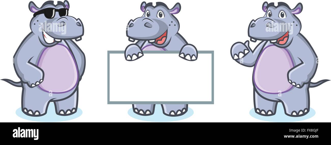 Happy hippo hi-res stock photography and images - Alamy
