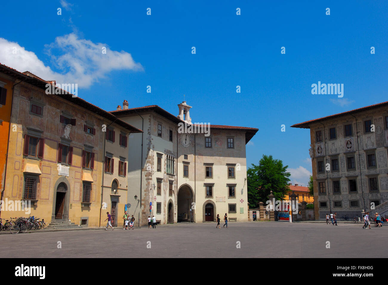 Pisa, Cavalieri Square, Piazza dei Cavalieri, UNESCO world heritage ...