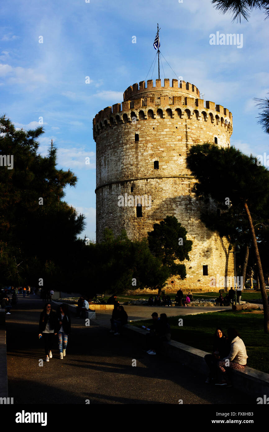 The White Tower landmark of Salonika is the city's symbol. Northern ...