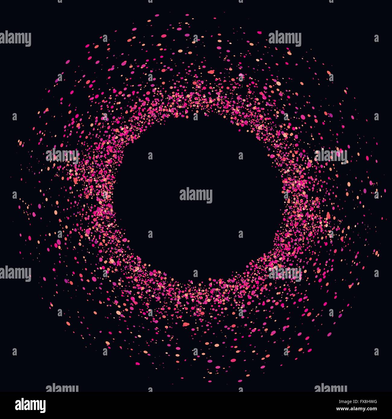 Pink Circle Frame Stock Vector Image & Art - Alamy