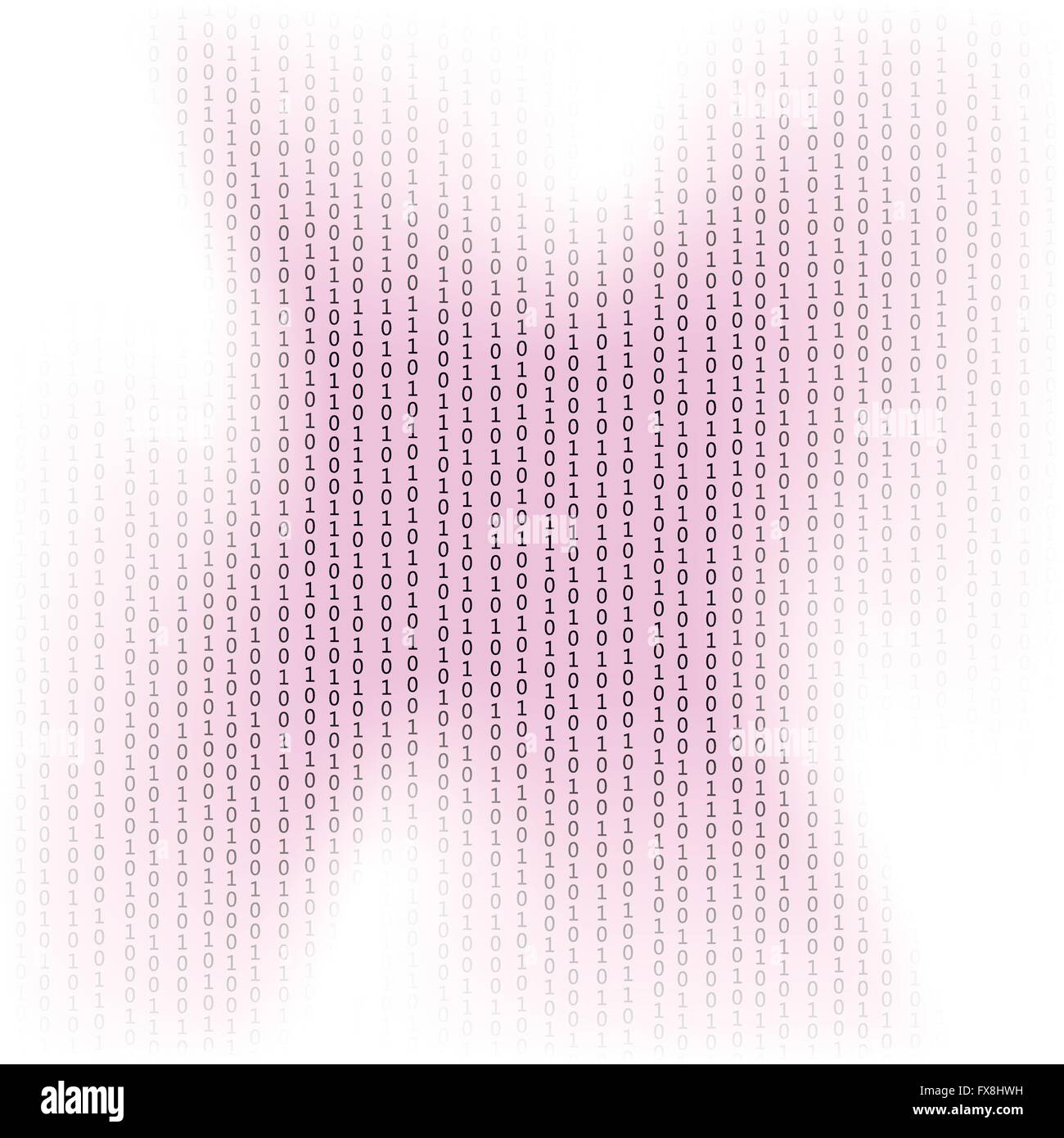 Concept Binary Code Numbers Stock Vector Image & Art - Alamy