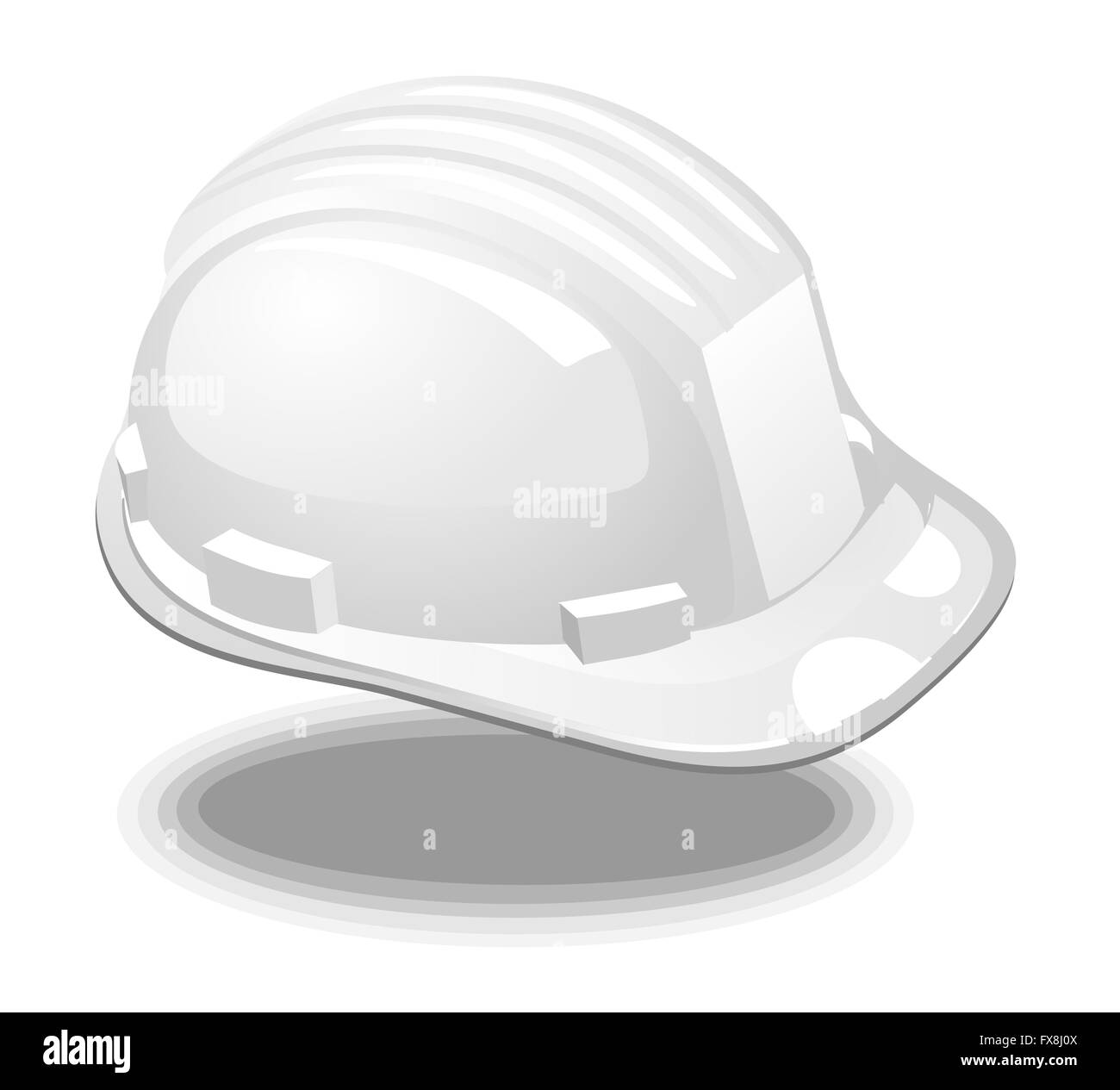 white helmet engineer Stock Photo - Alamy