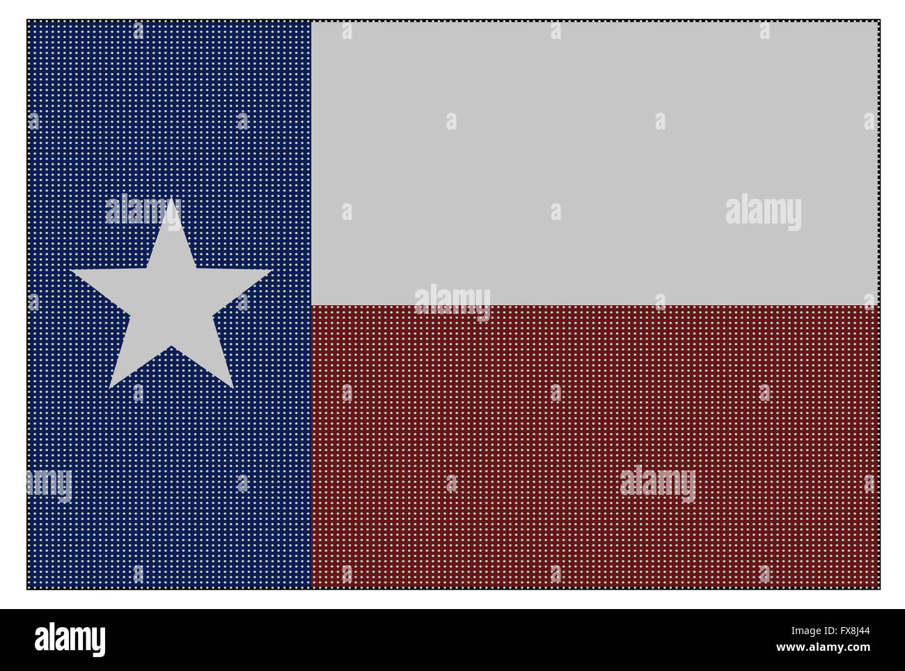 A retro looking Texas flag isolated on a white background Stock Photo ...