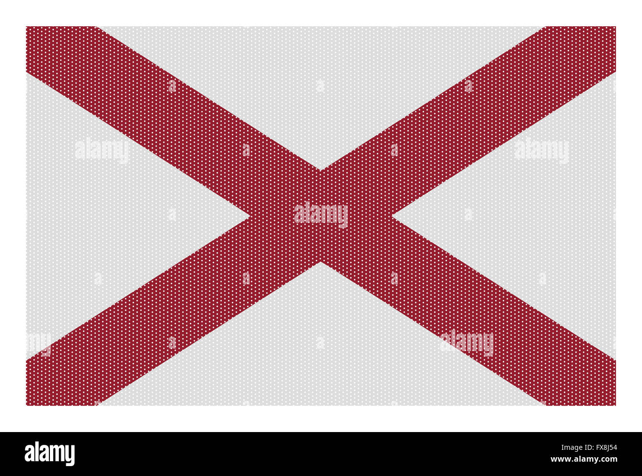 A retro looking Alabama flag isolated on a white background Stock Photo ...