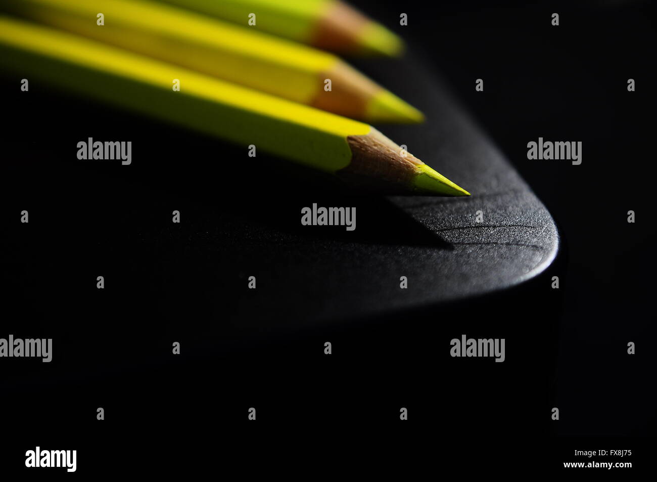 Pen yellow hi-res stock photography and images - Alamy