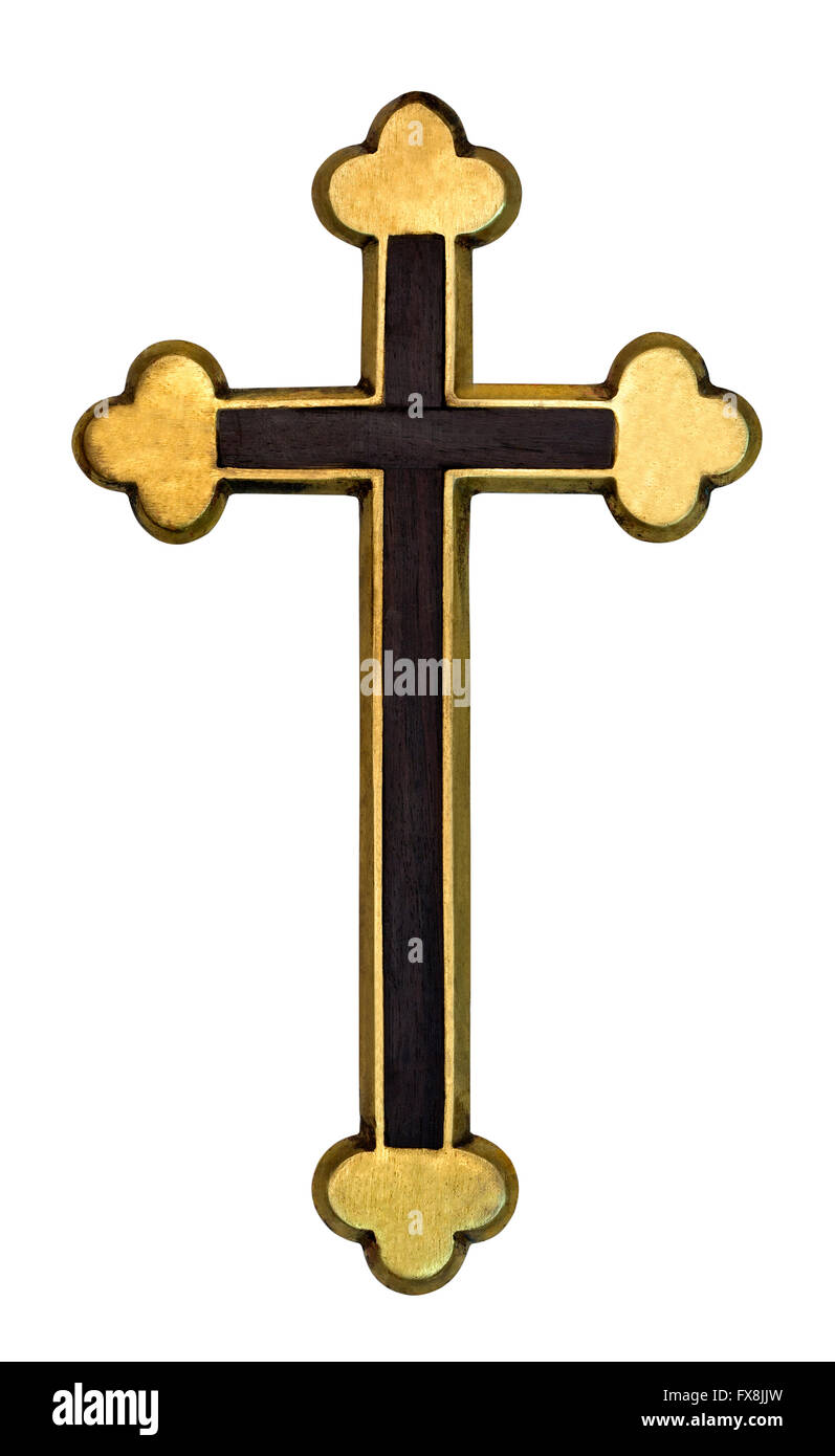 Old gold cross hi-res stock photography and images - Alamy