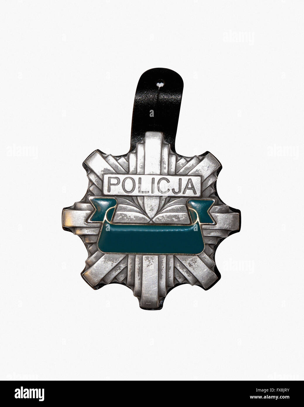 Polish police badge Stock Photo - Alamy