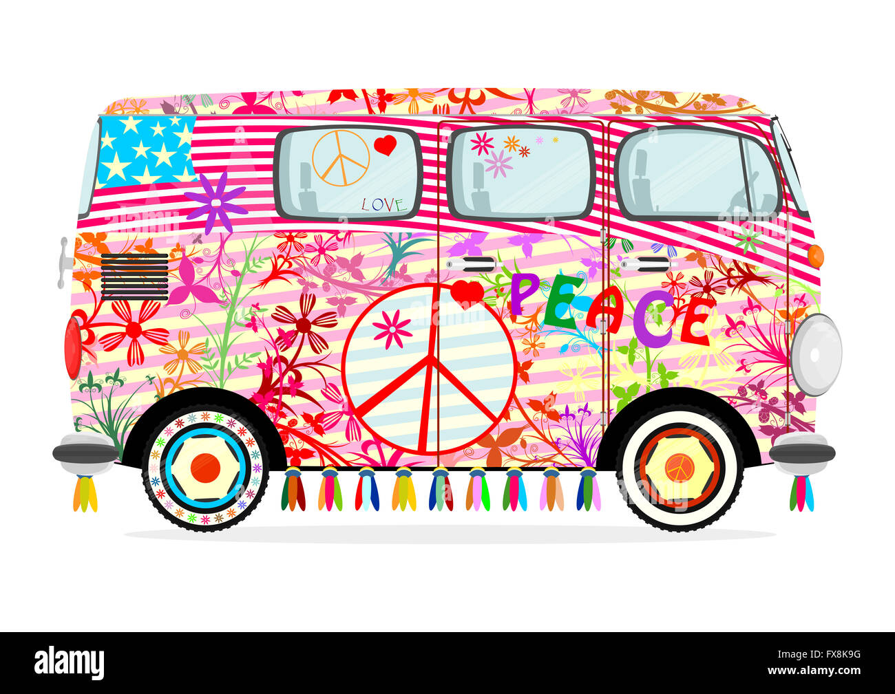 Hippie Bus High Resolution Stock Photography and Images - Alamy