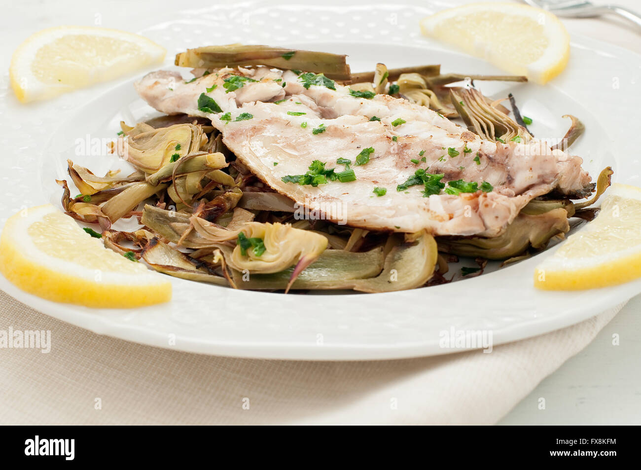 Fried bass fish hi-res stock photography and images - Alamy