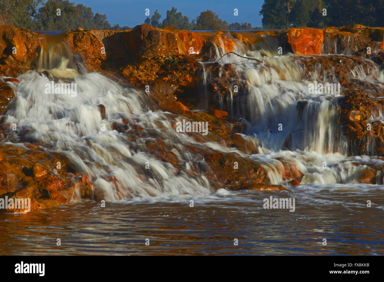 Rio Tinto, Tinto River, Rio Tinto mines, Huelva province, Andalusia ...