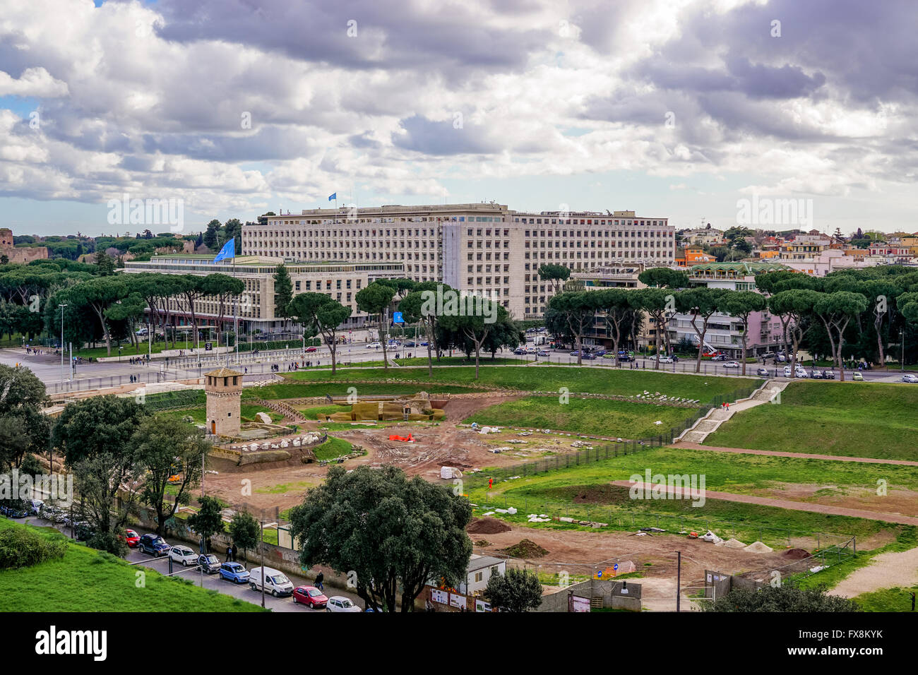 United Nations FAO Food And Agriculture Organization Building In United Nations FAO Food And Agriculture Organization Building In