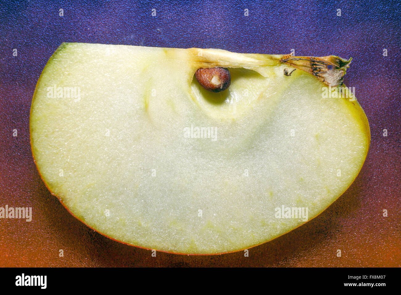 Slice of apple Stock Photo - Alamy