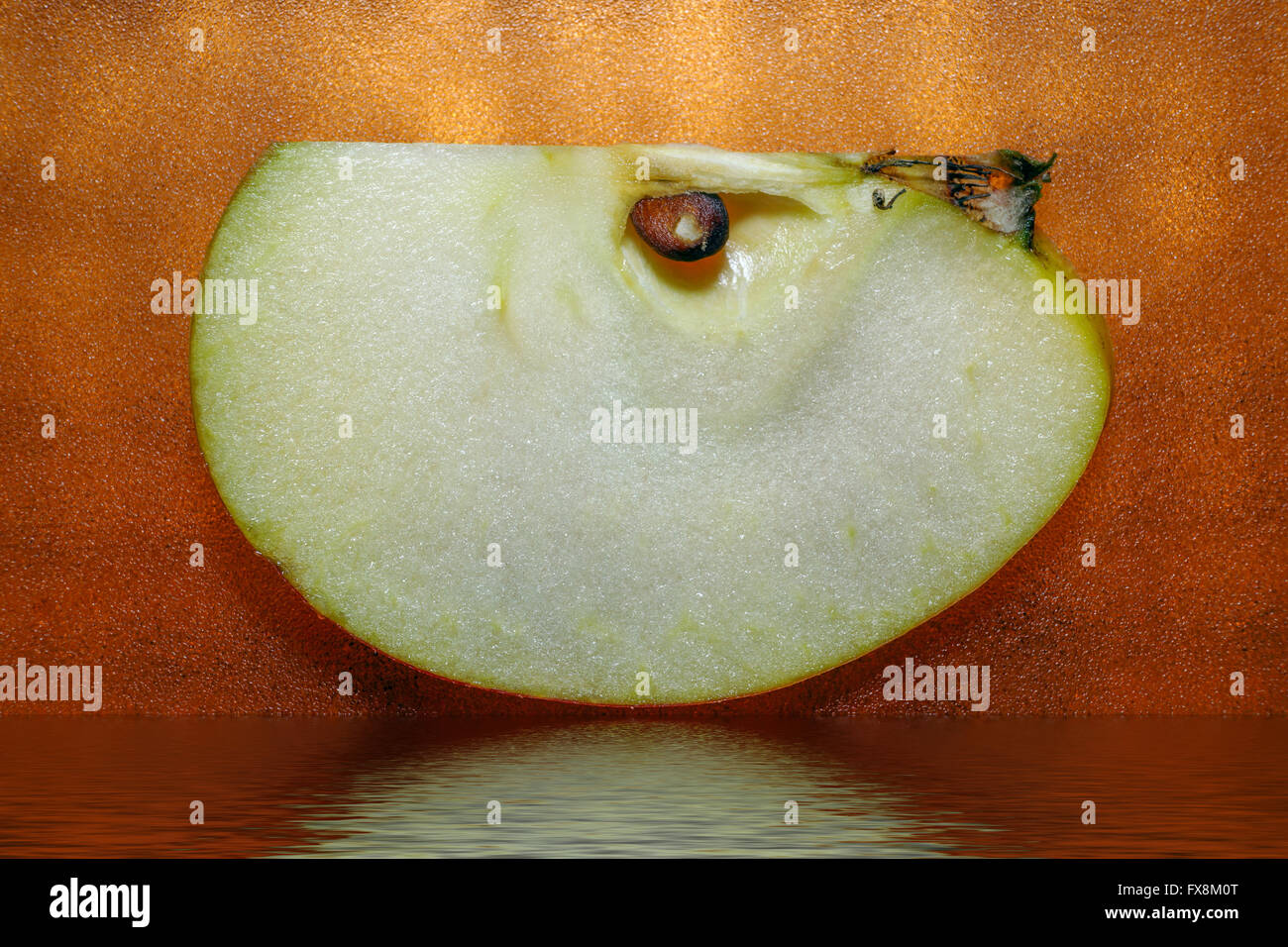 Slice of apple Stock Photo - Alamy