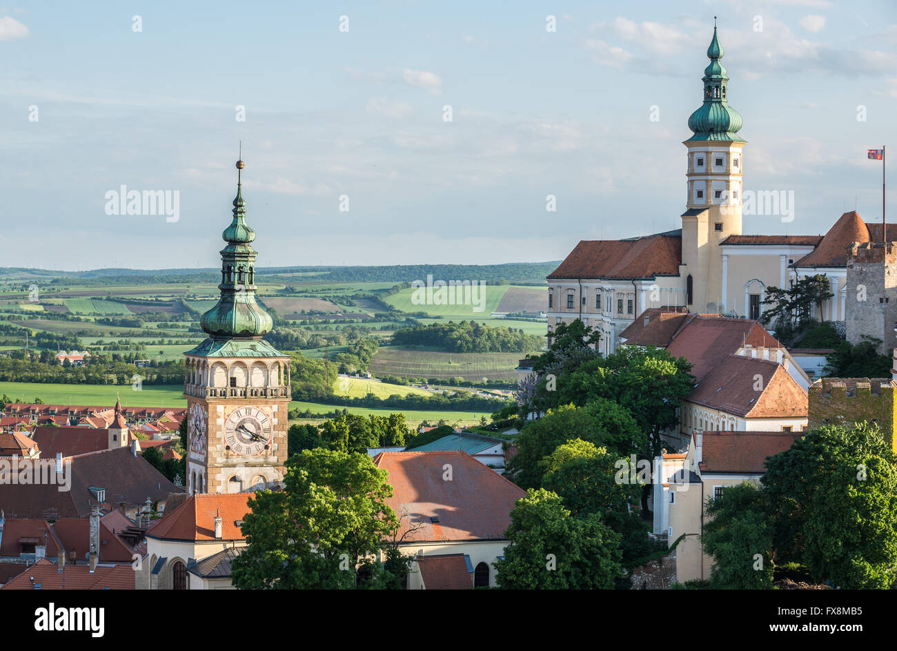 Aerial view on mikulov hi-res stock photography and images - Alamy