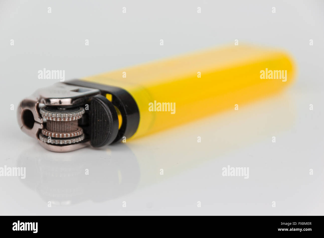 lighter isolated on white background - macro Stock Photo - Alamy