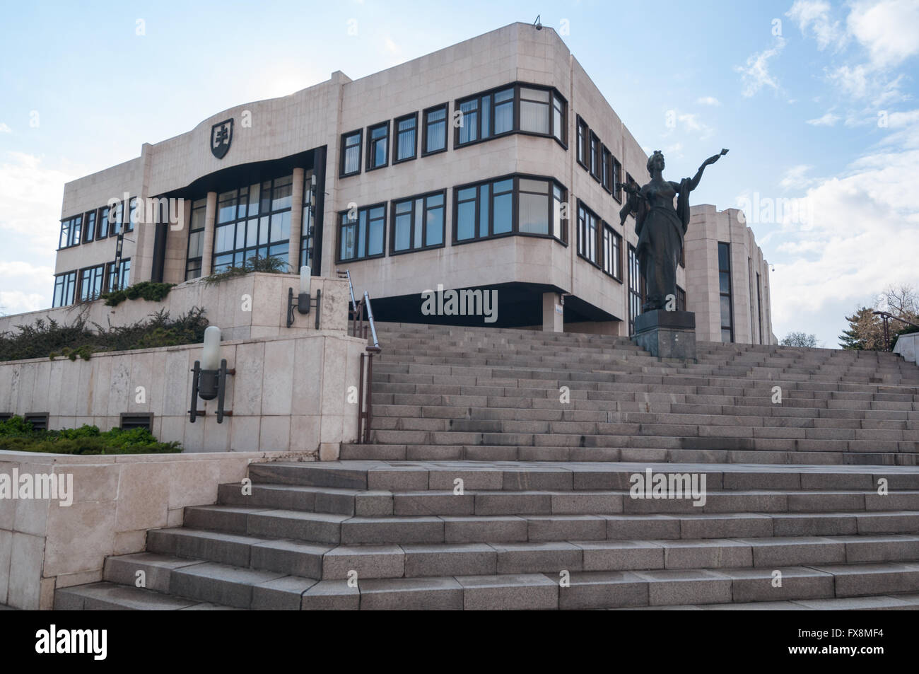 The Slovak Parliament building, Bratislava, Slovakia Stock Photo - Alamy