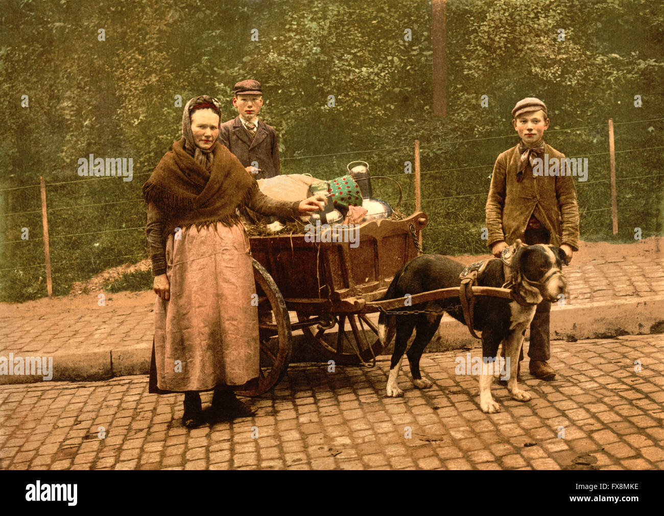 Photochrome woman High Resolution Stock Photography and Images - Alamy