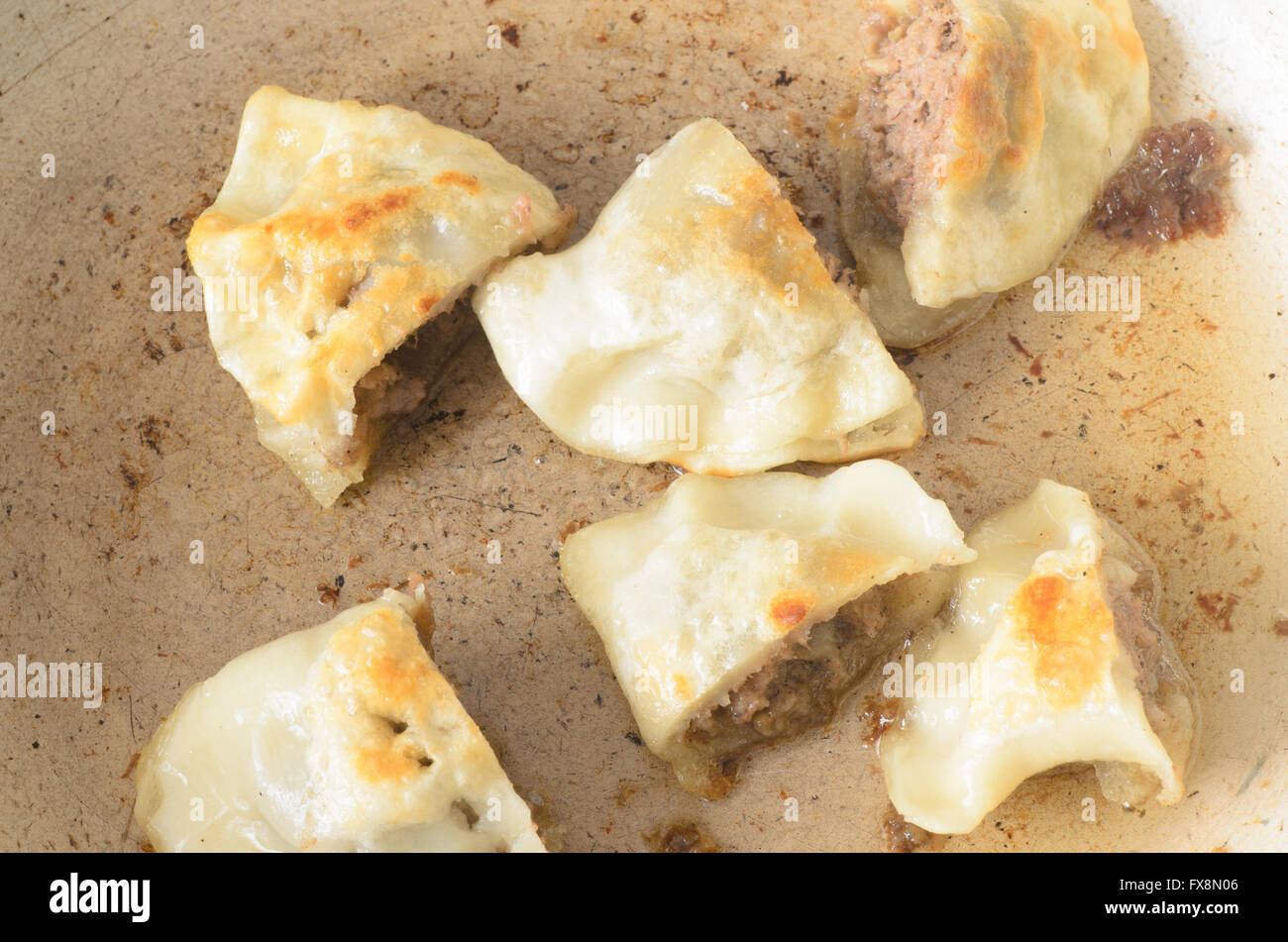 Delicious pan fried dumplings hi-res stock photography and images - Alamy
