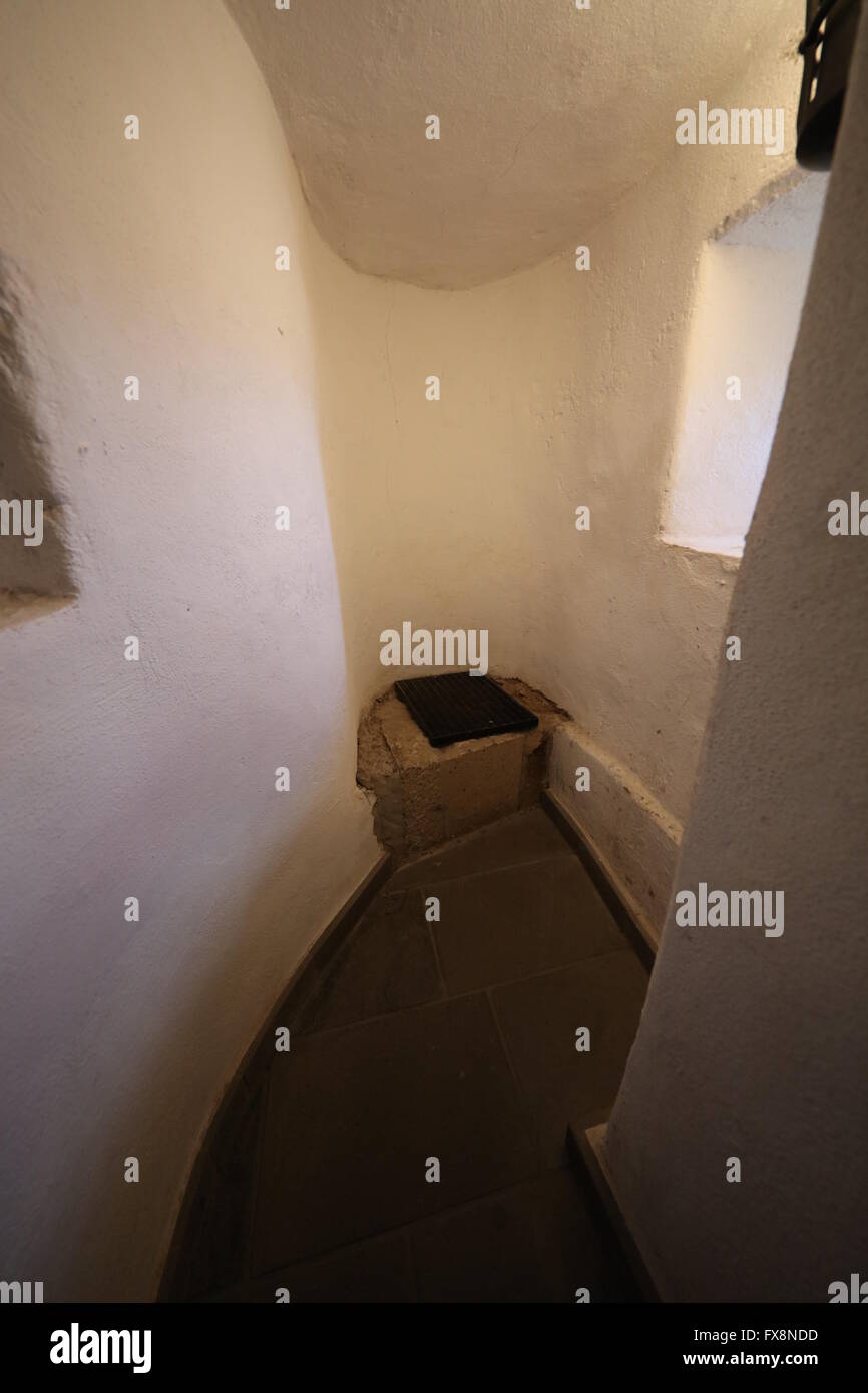 Medieval toilet, Castle Olbrück, Germany Stock Photo - Alamy