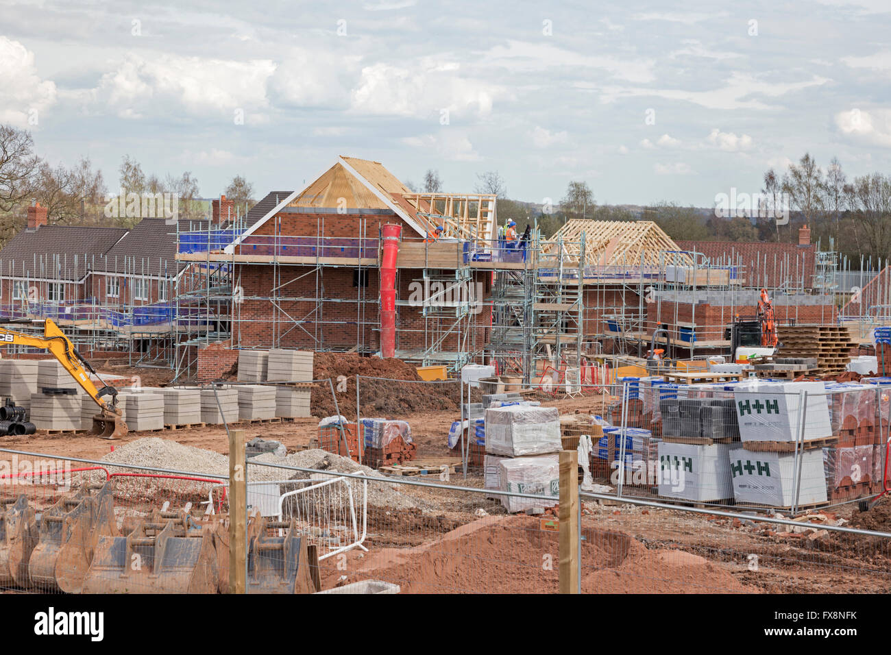 New housing development on former green belt in the village of Barnt ...