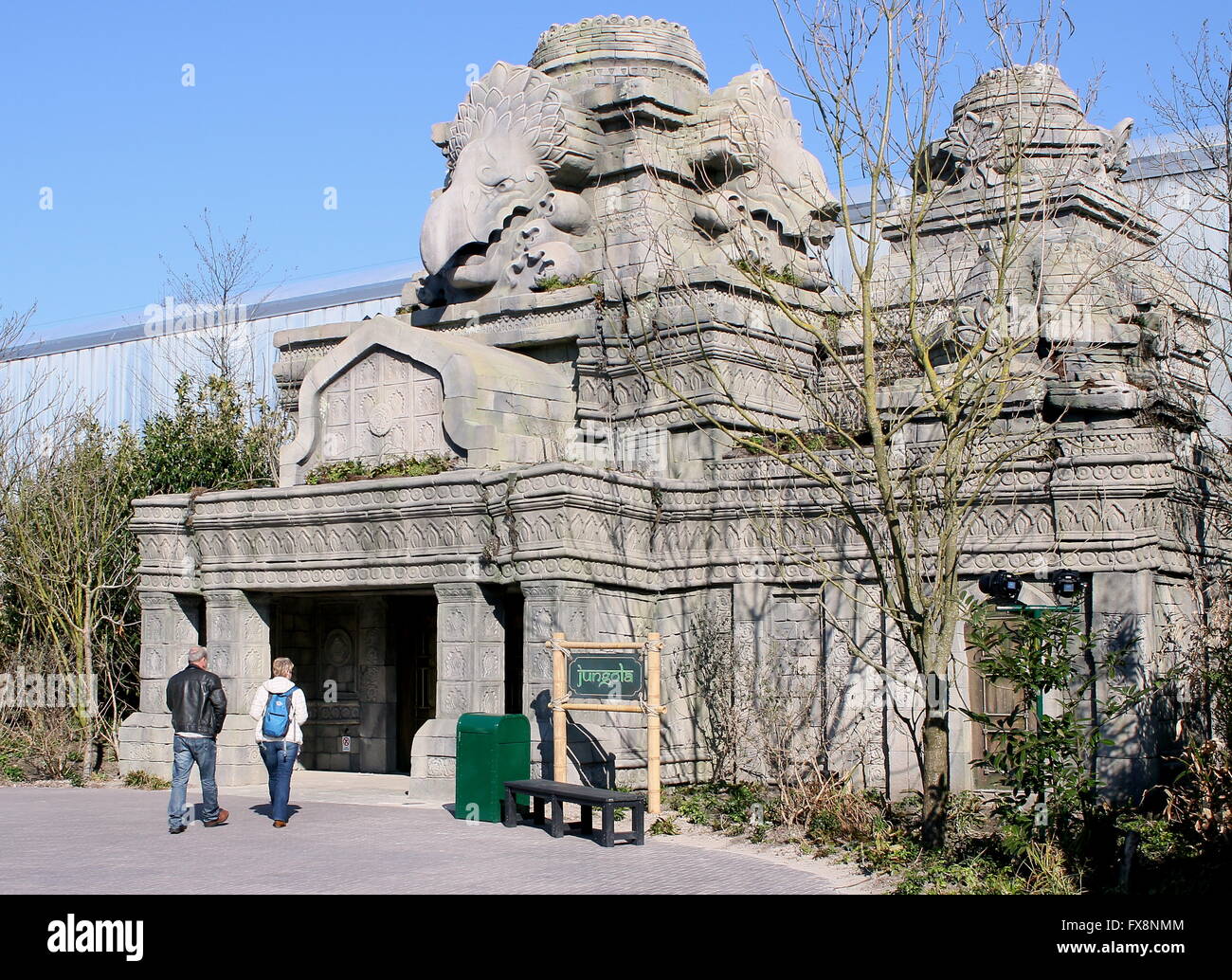 Wildlands Adventure Zoo, Emmen, The Netherlands. Entrance to Jungola ...