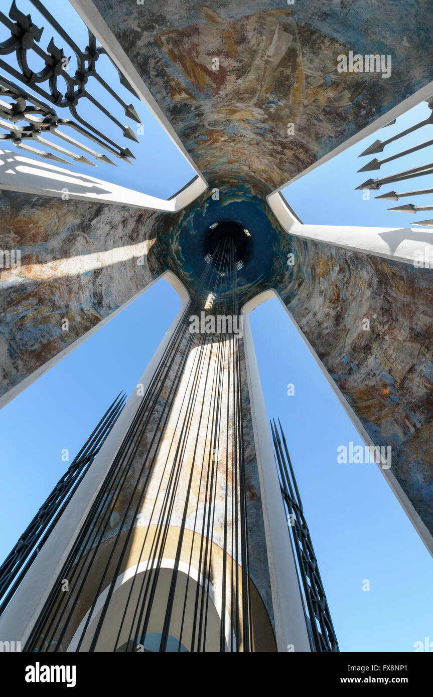 The Afghan war memorial on the Island of Tears in Minsk, remembers ...