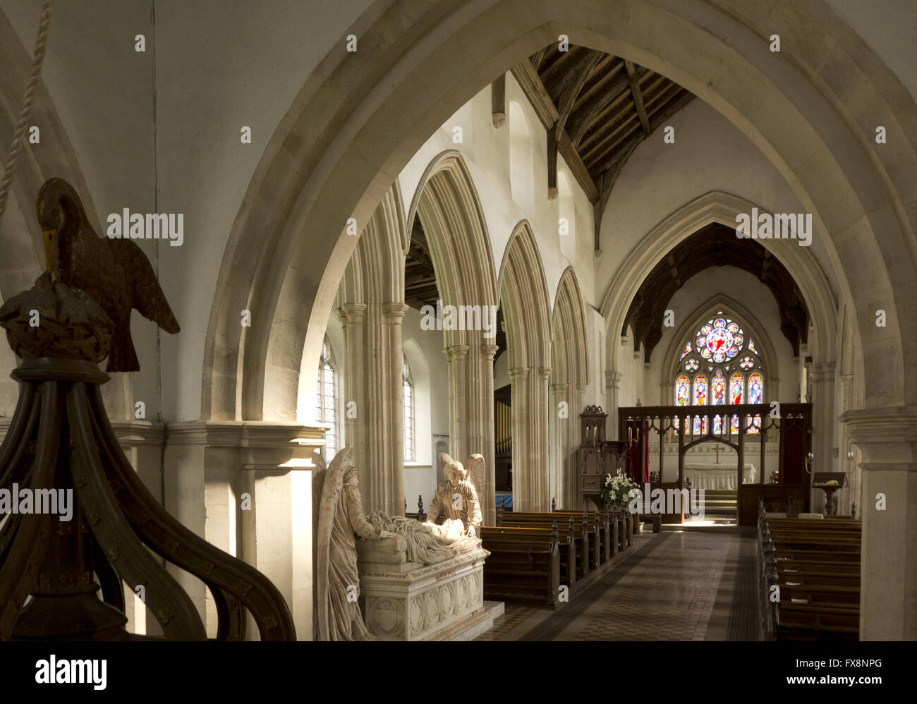 interior Blickling church Stock Photo - Alamy