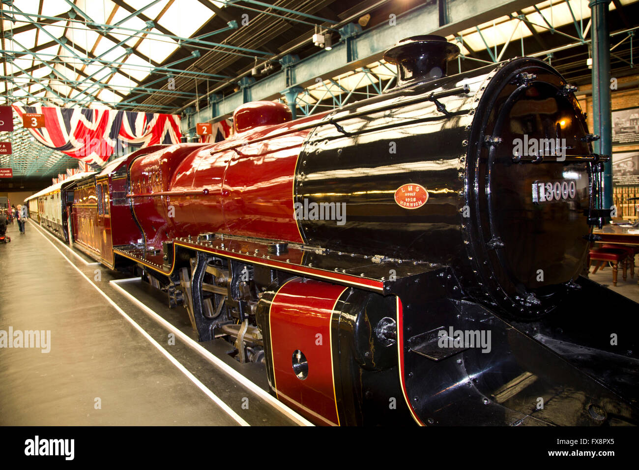 Passenger Train "Crab" at The National Railway Museum, York, UK Stock ...