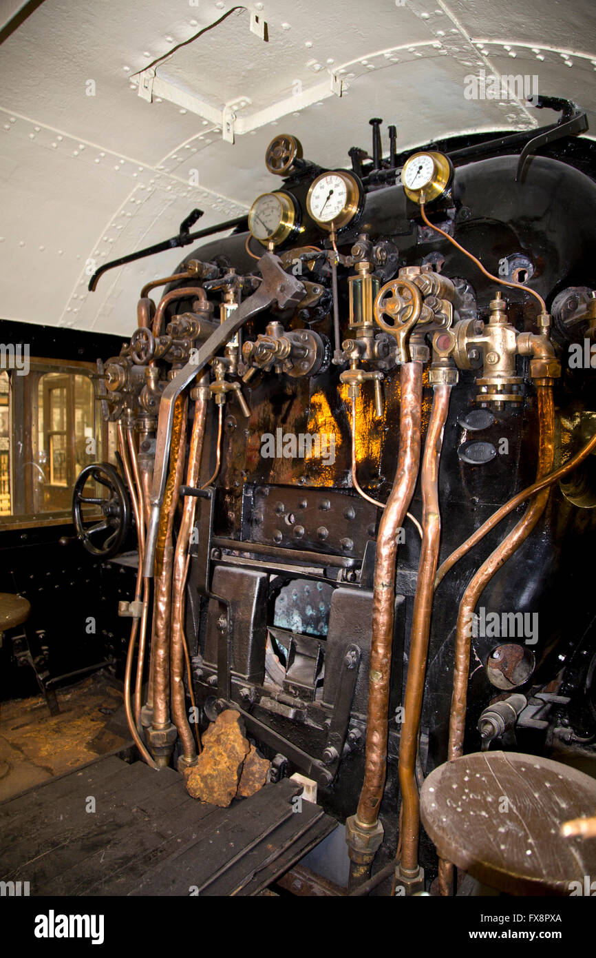 Cabin of a Passenger Train "Crab" at The National Railway Museum, York ...