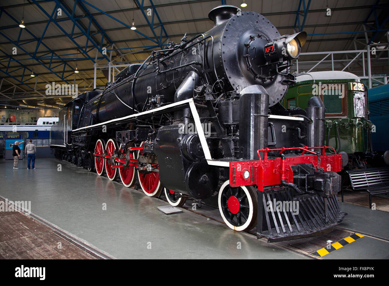 Chinese Railway Engine at The National Railway Museum, York, UK Stock ...