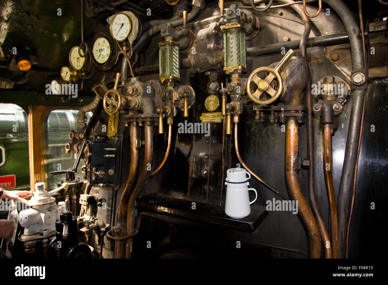 Inside the cabin of The Flying Scotsman at the National Railway Museum ...