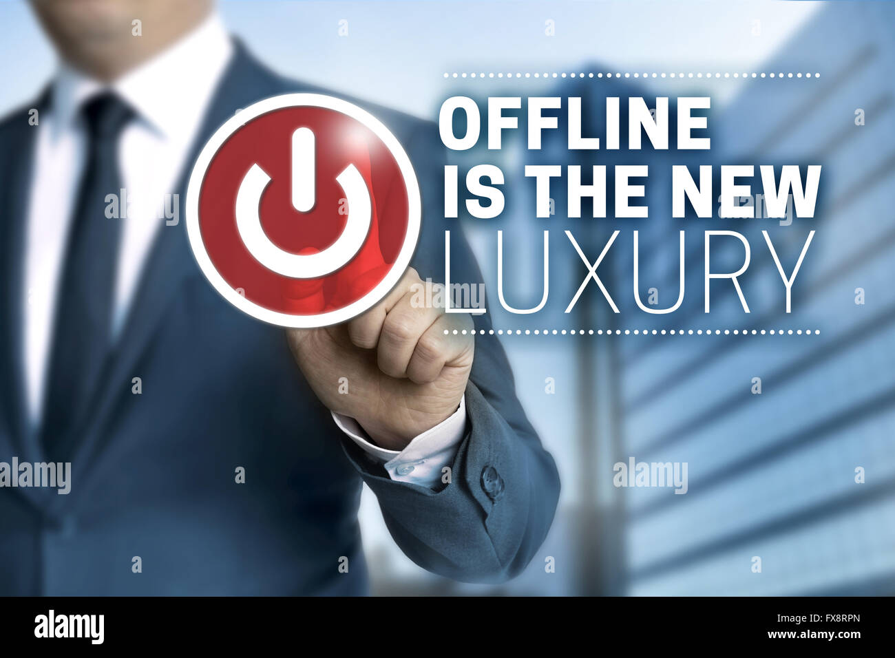 Offline is the new luxury hi-res stock photography and images - Alamy