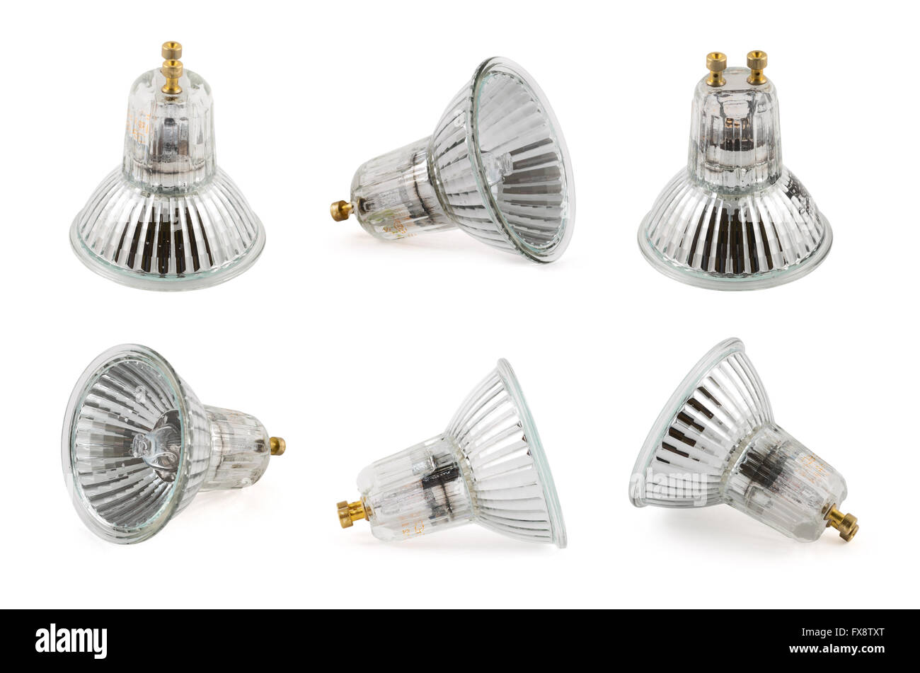 Halogen lamp isolated Stock Photo - Alamy