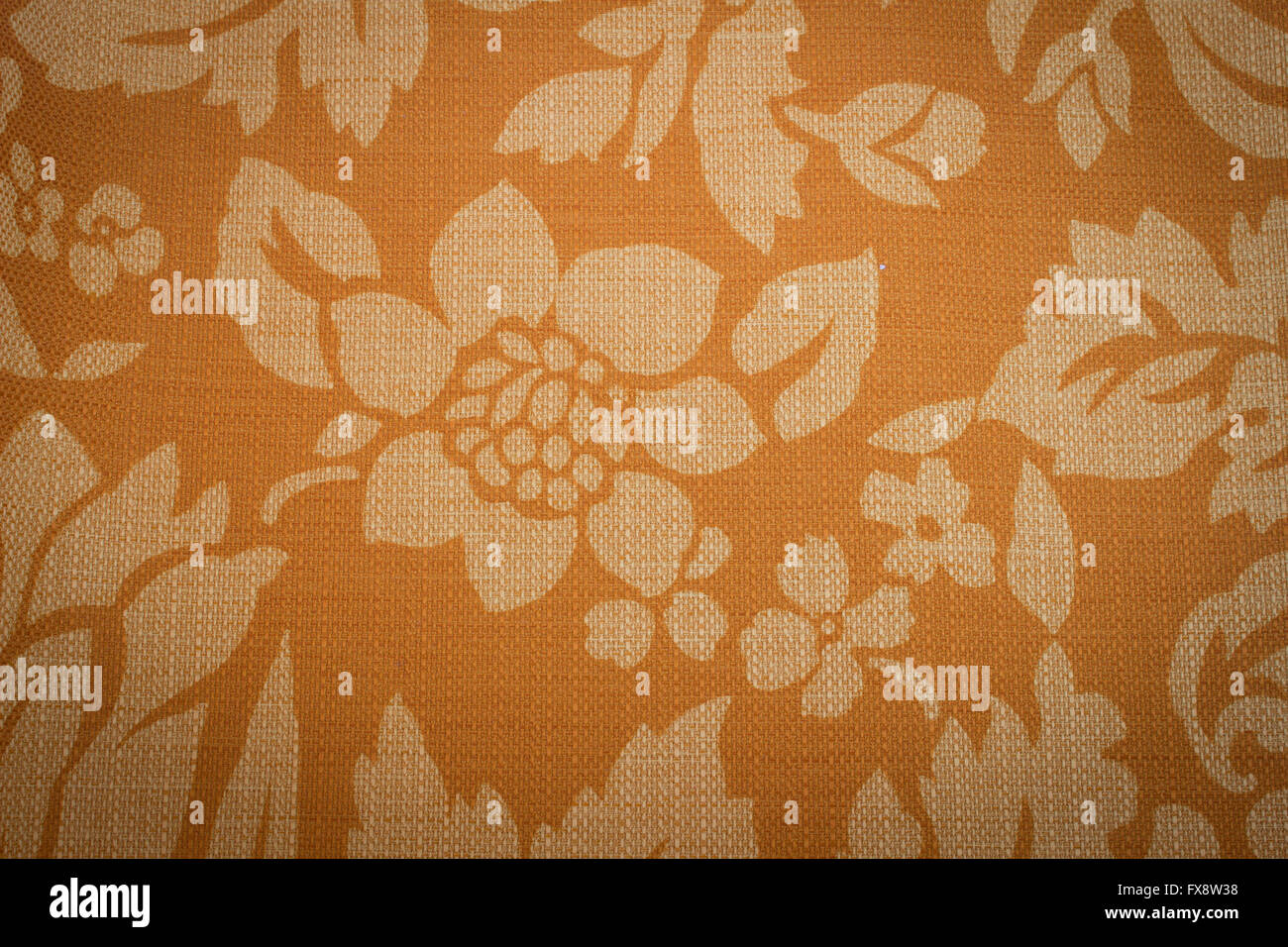 Rustic canvas fabric texture in orange color Stock Photo - Alamy