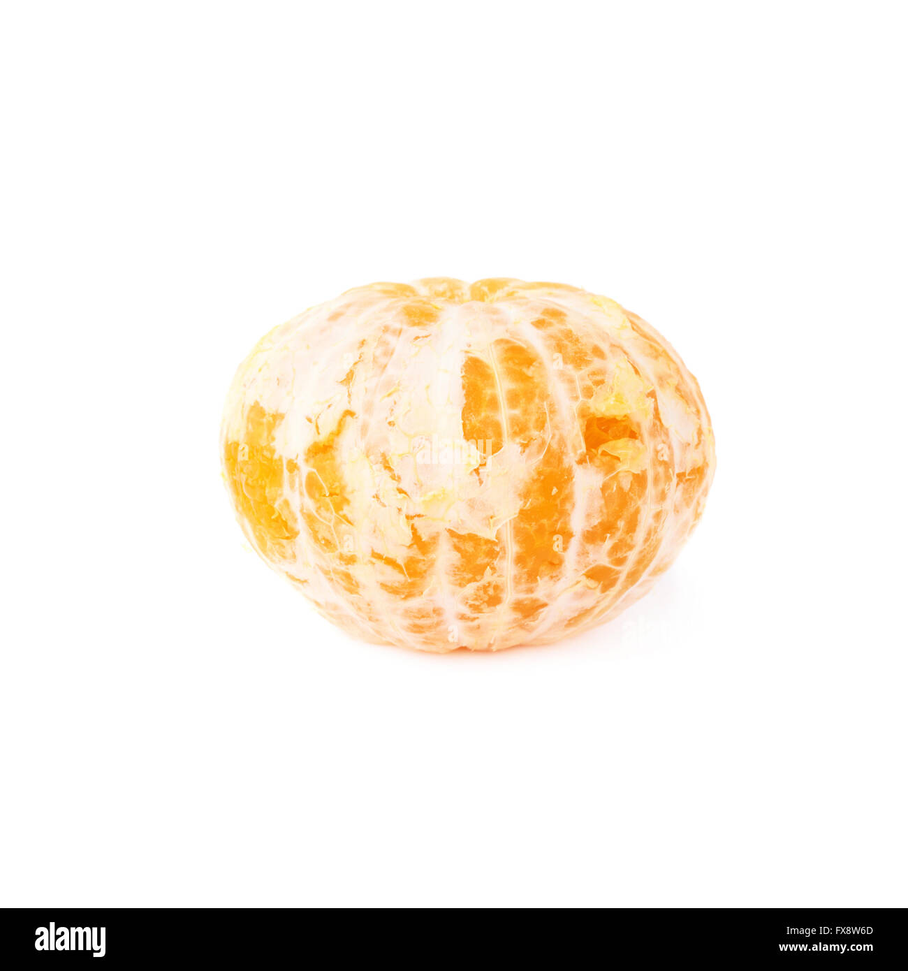 Fresh juicy tangerine fruit isolated over the white background Stock ...