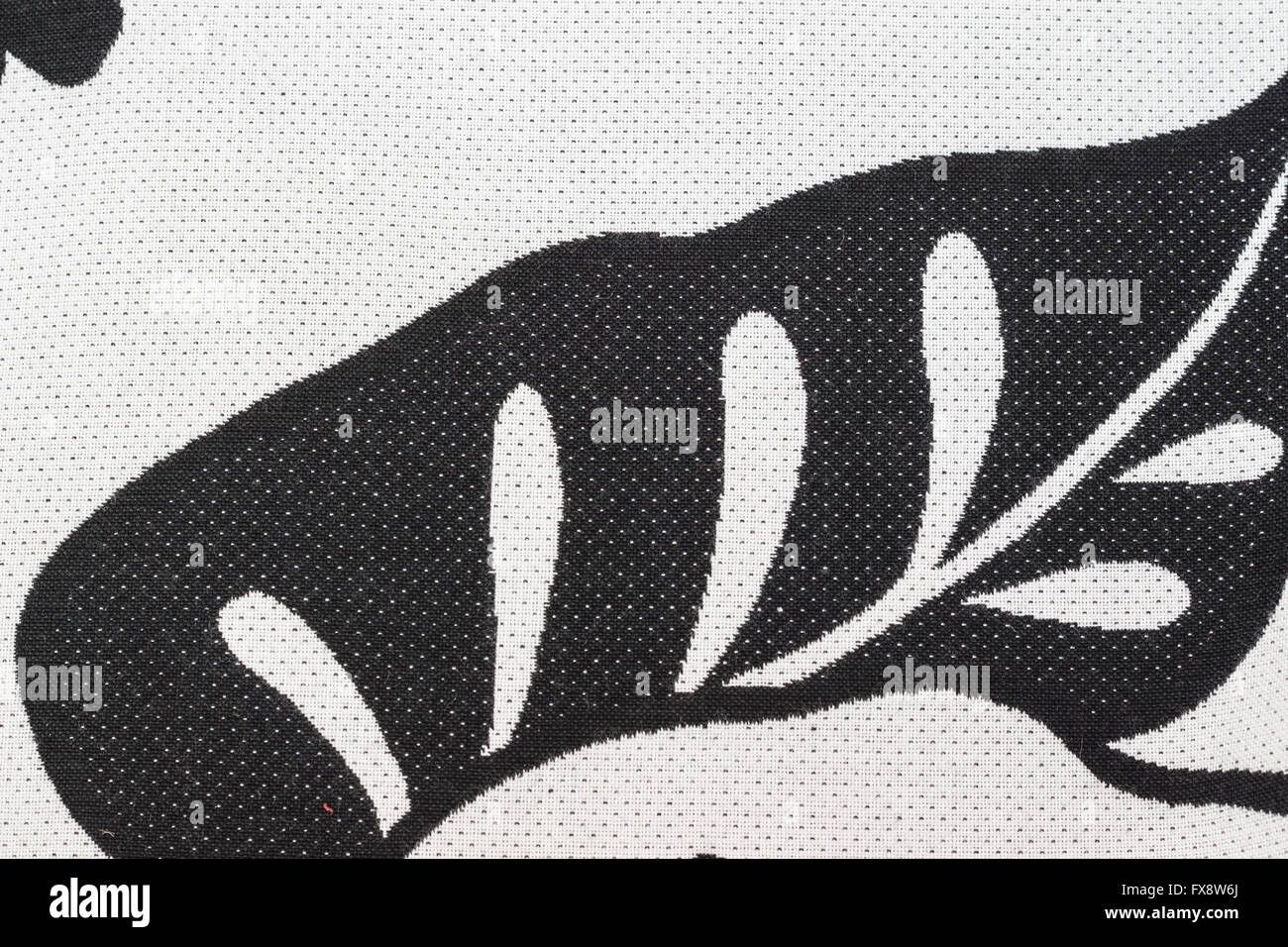 Rustic canvas fabric texture in black and white color Stock Photo - Alamy