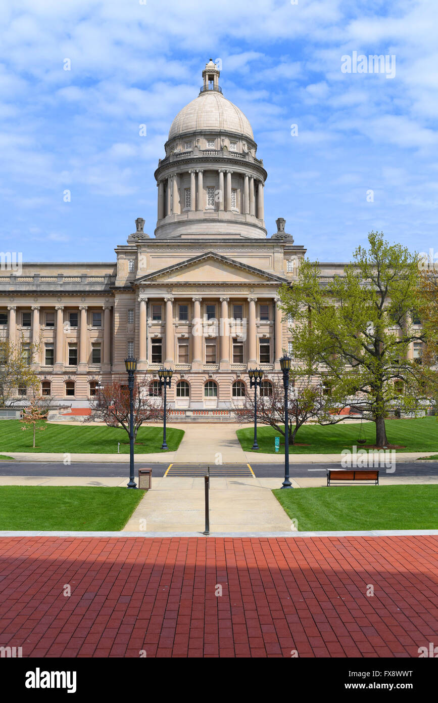 USA State Kentucky Frankfort KY Capitol Building exterior day ...
