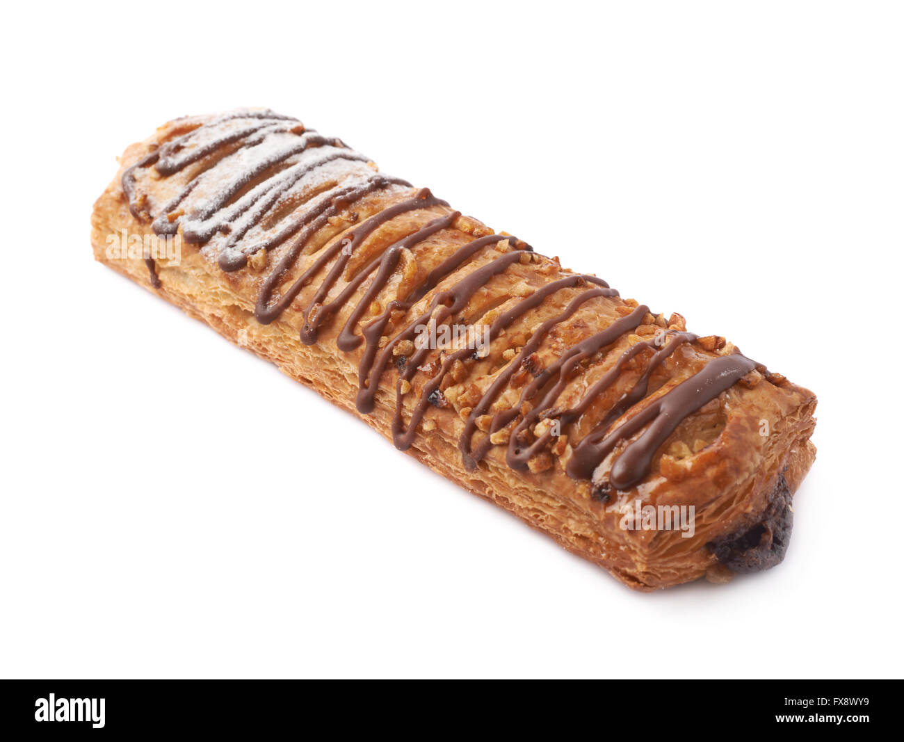 Sweet bread bun pastry isolated Stock Photo - Alamy