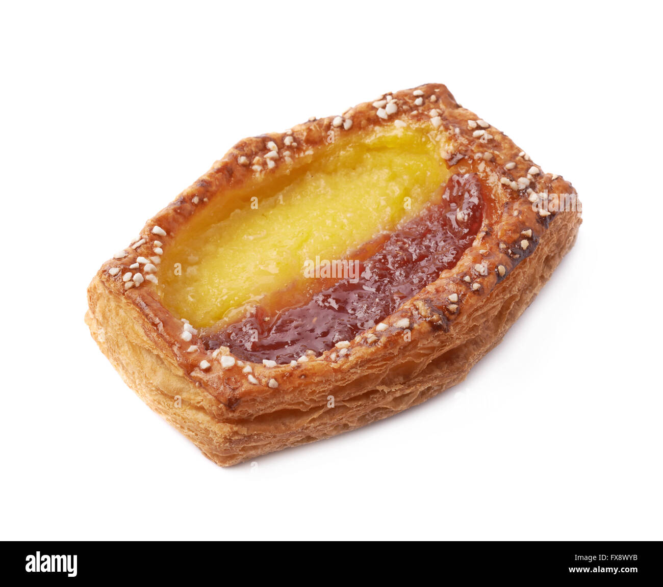 Sweet bread bun pastry isolated Stock Photo - Alamy
