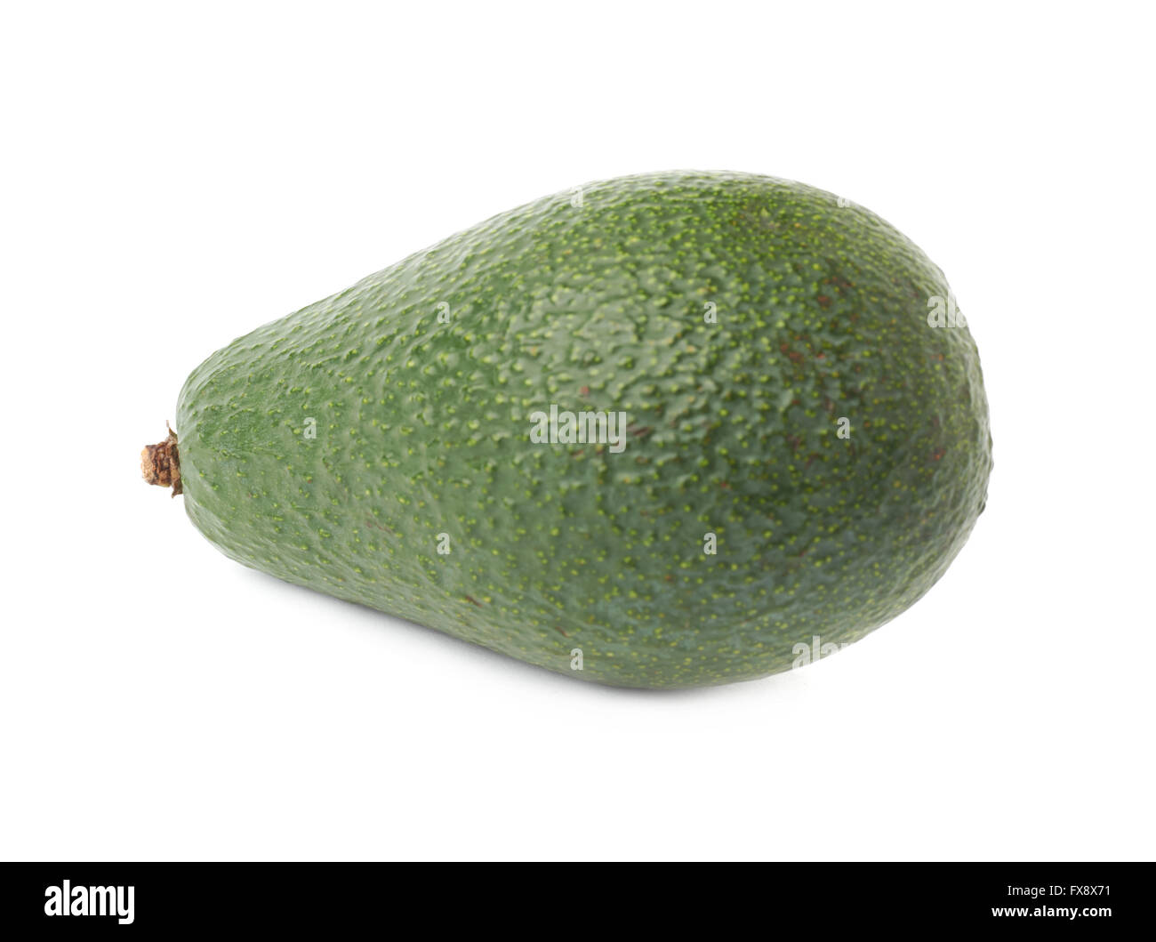 Single ripe avocado fruit isolated Stock Photo - Alamy