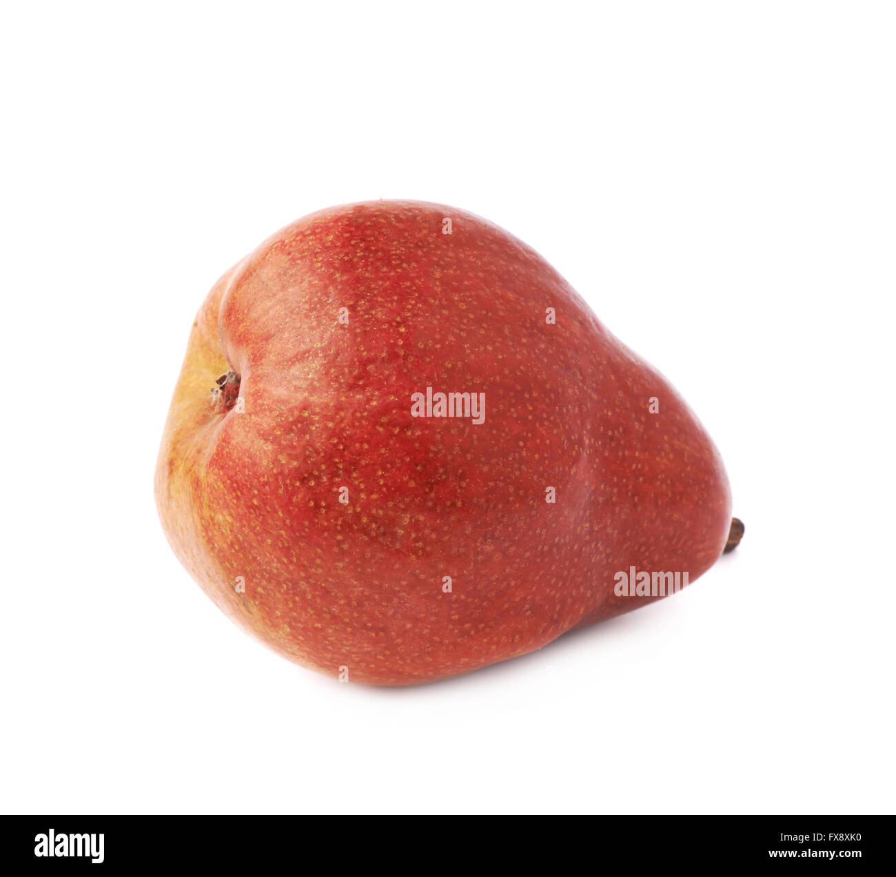 Red pear fruit isolated Stock Photo - Alamy