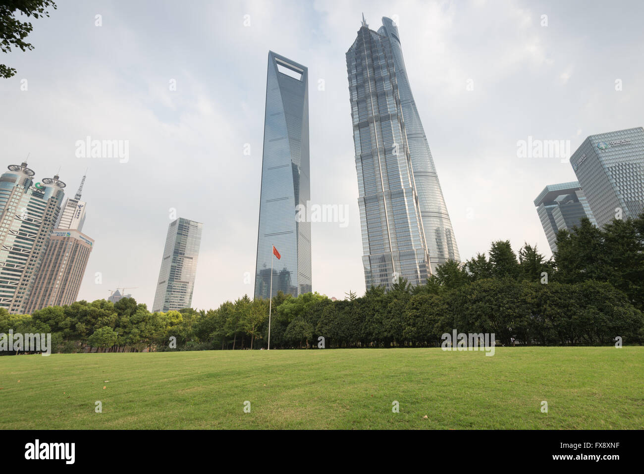 skyscraper in Shanghai Stock Photo - Alamy